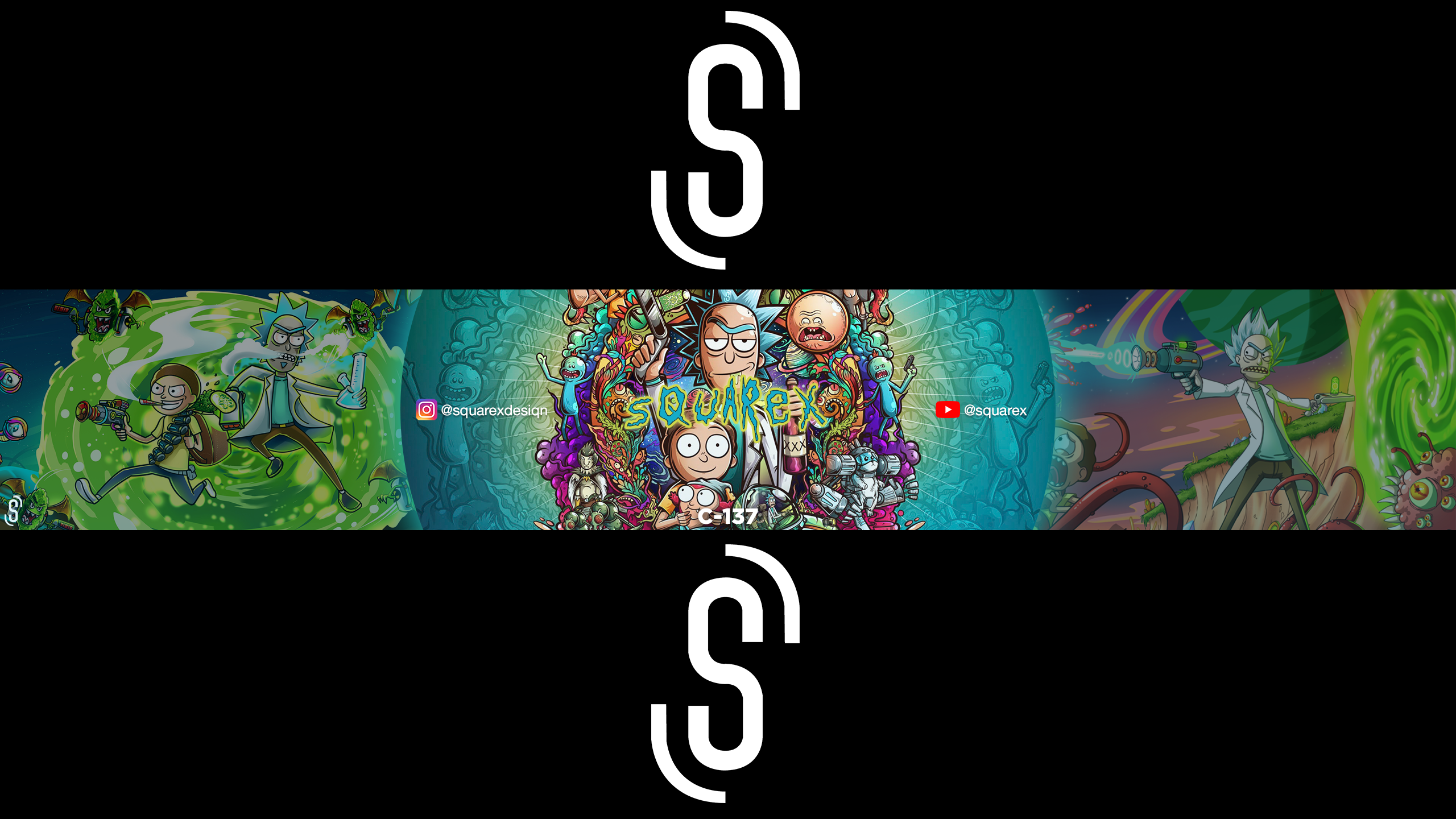 Rick And Morty | Youtube Banner +PSD - WEBAilesi.COM