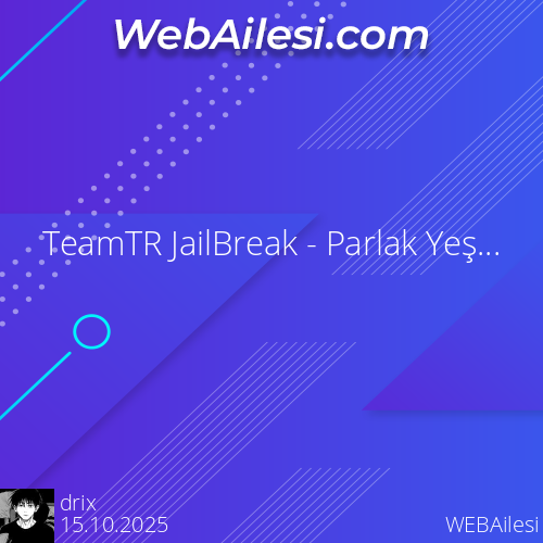 TeamTR JailBreak - Parlak Yeşil İcon Pack - WEBAilesi.COM